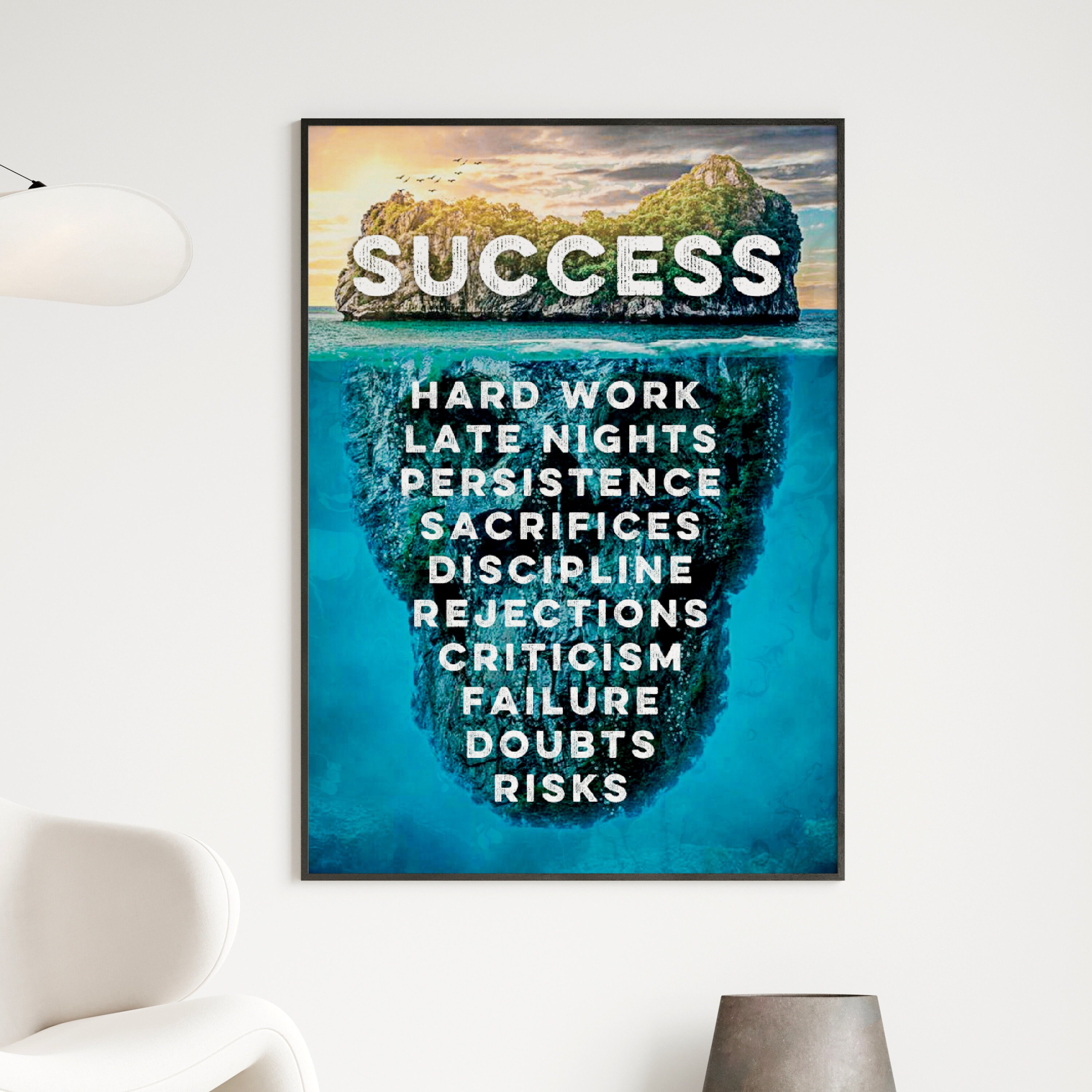 Success Posters, Motivational Poster, Wall Decor, Wall Art, Instant ...