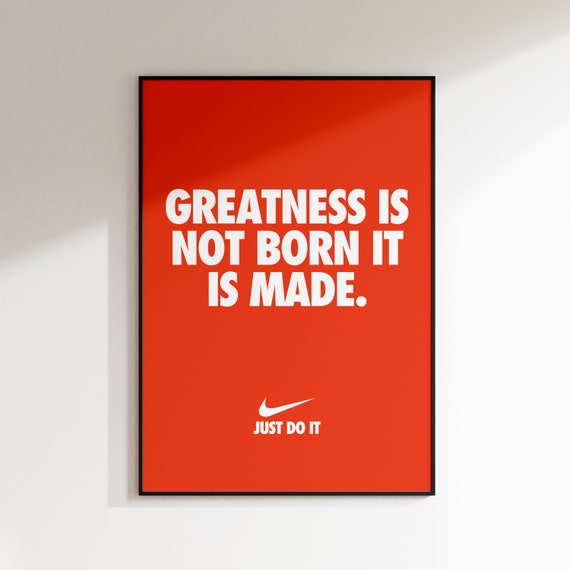 Greatness Nike Quote