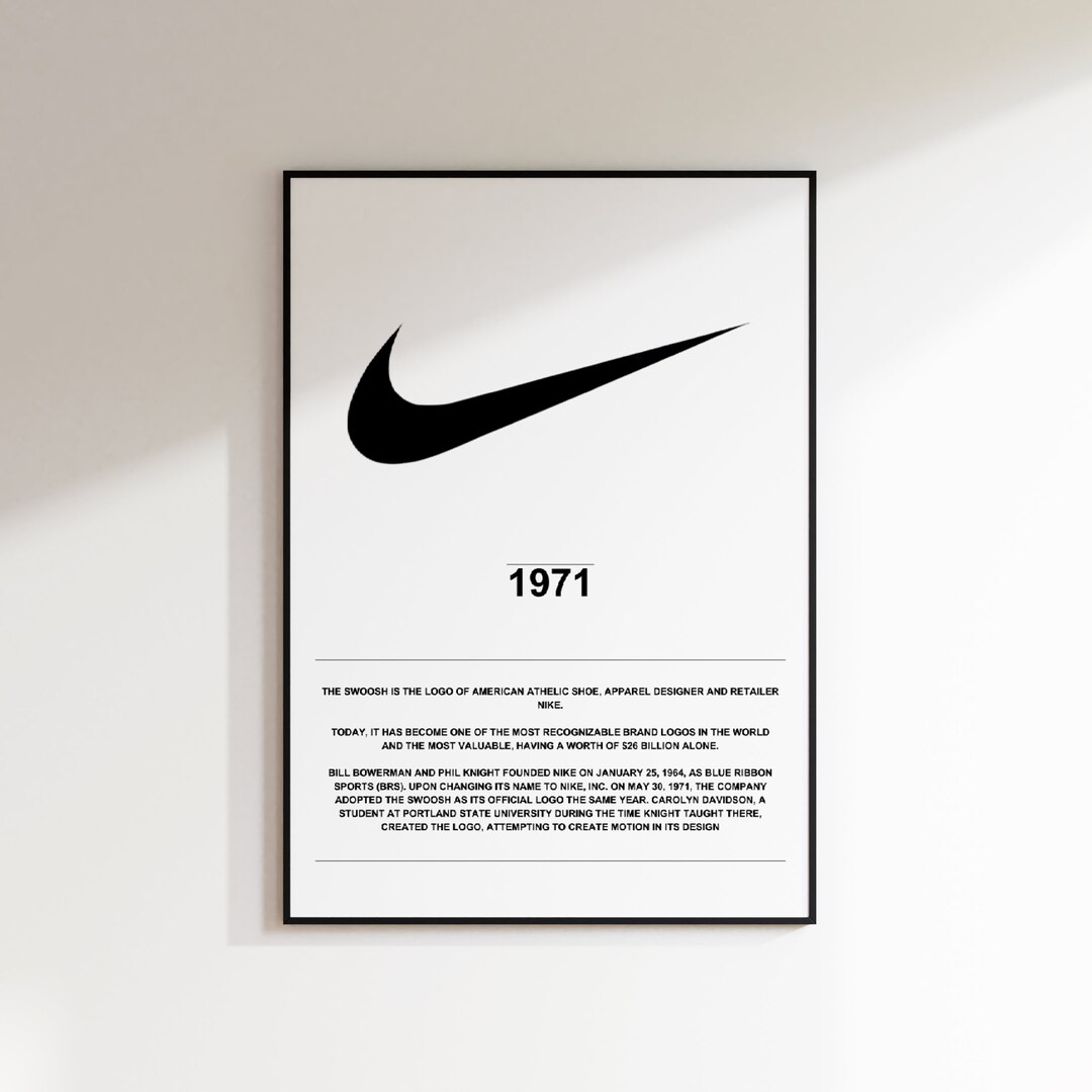 Nike Logo Printable Wall Art Hypebeast Sneaker Poster - Etsy UK
