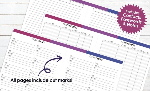 Calendars & Planners Printable 2022 Planner Insert Set PROGRESS PRIDE ...