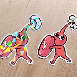 Carrying Pikmin red, Yellow, Blue Pikmin Stickers - Etsy
