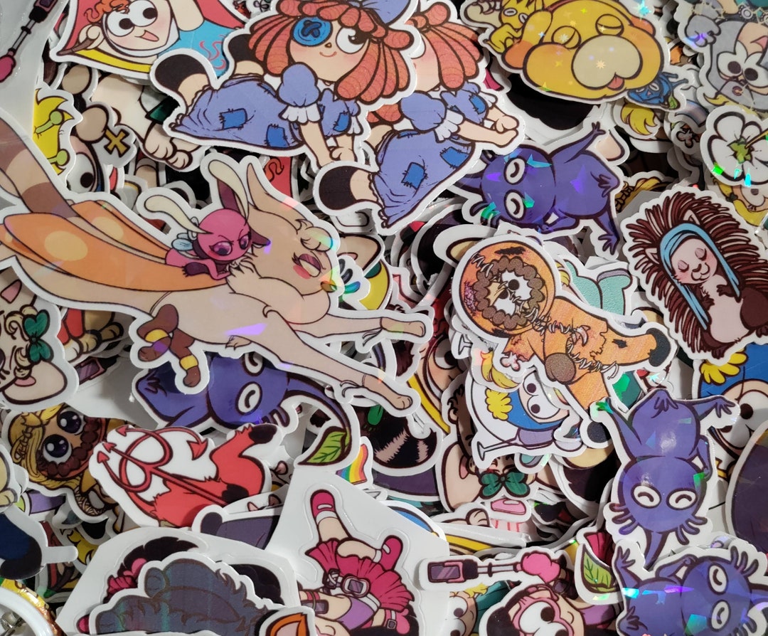 Misprint/goof Bags/themed Random Grab Bags (stickers and Button Pins ...