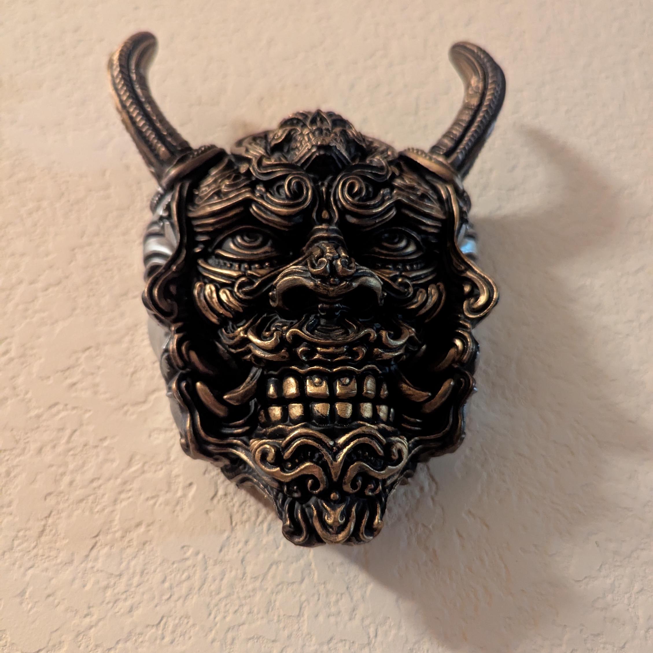 Exquisite Oni Mask Wall Decoration - Etsy
