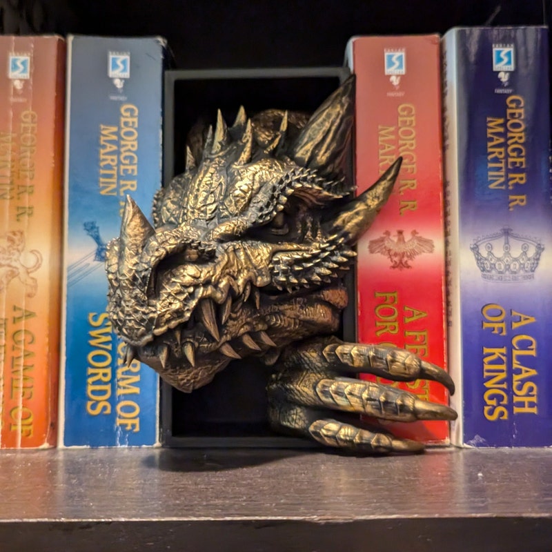 Dragon Bookends - Etsy