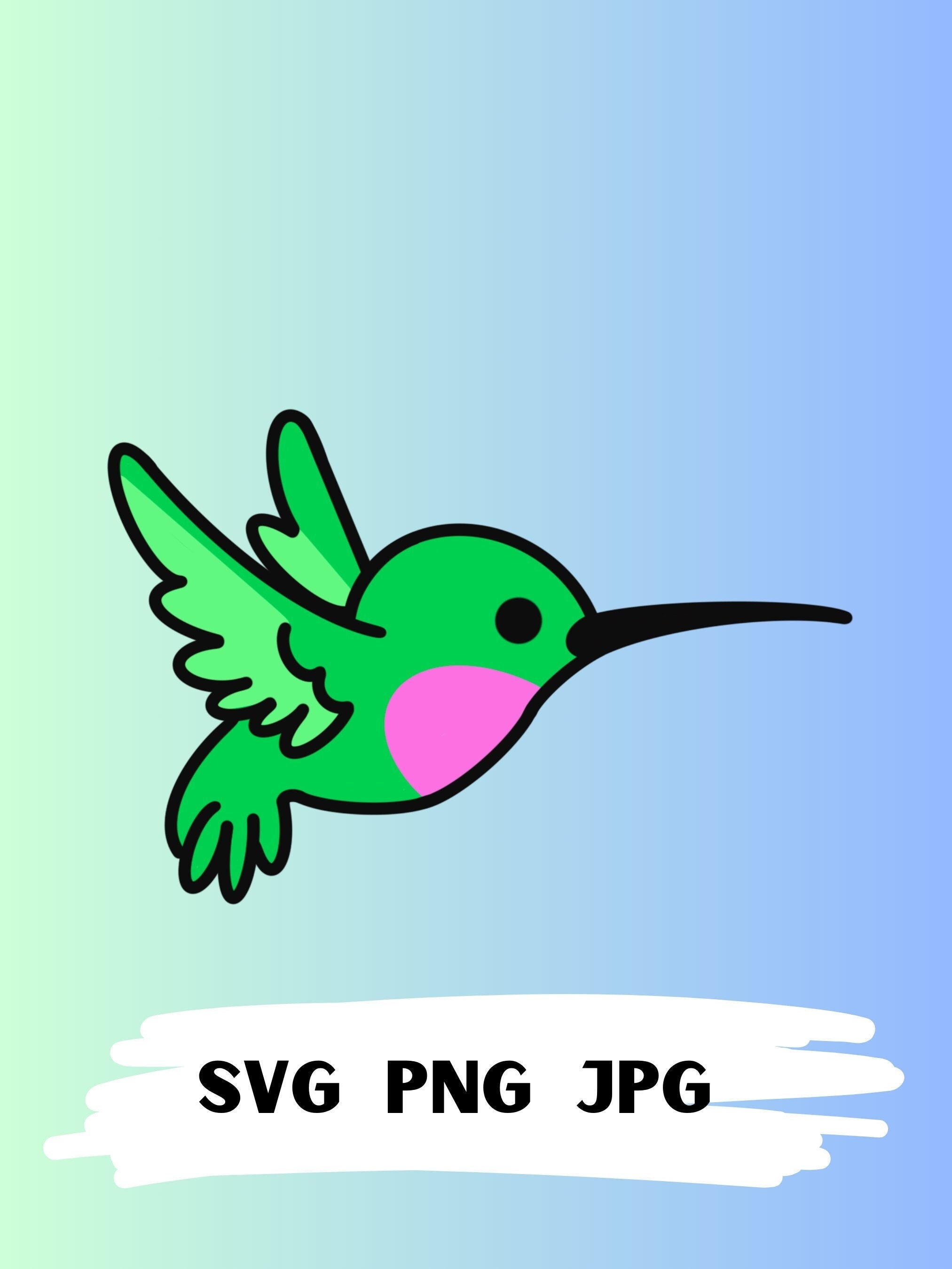 Hummingbird SVG File/ JPEG/ PNG - Etsy