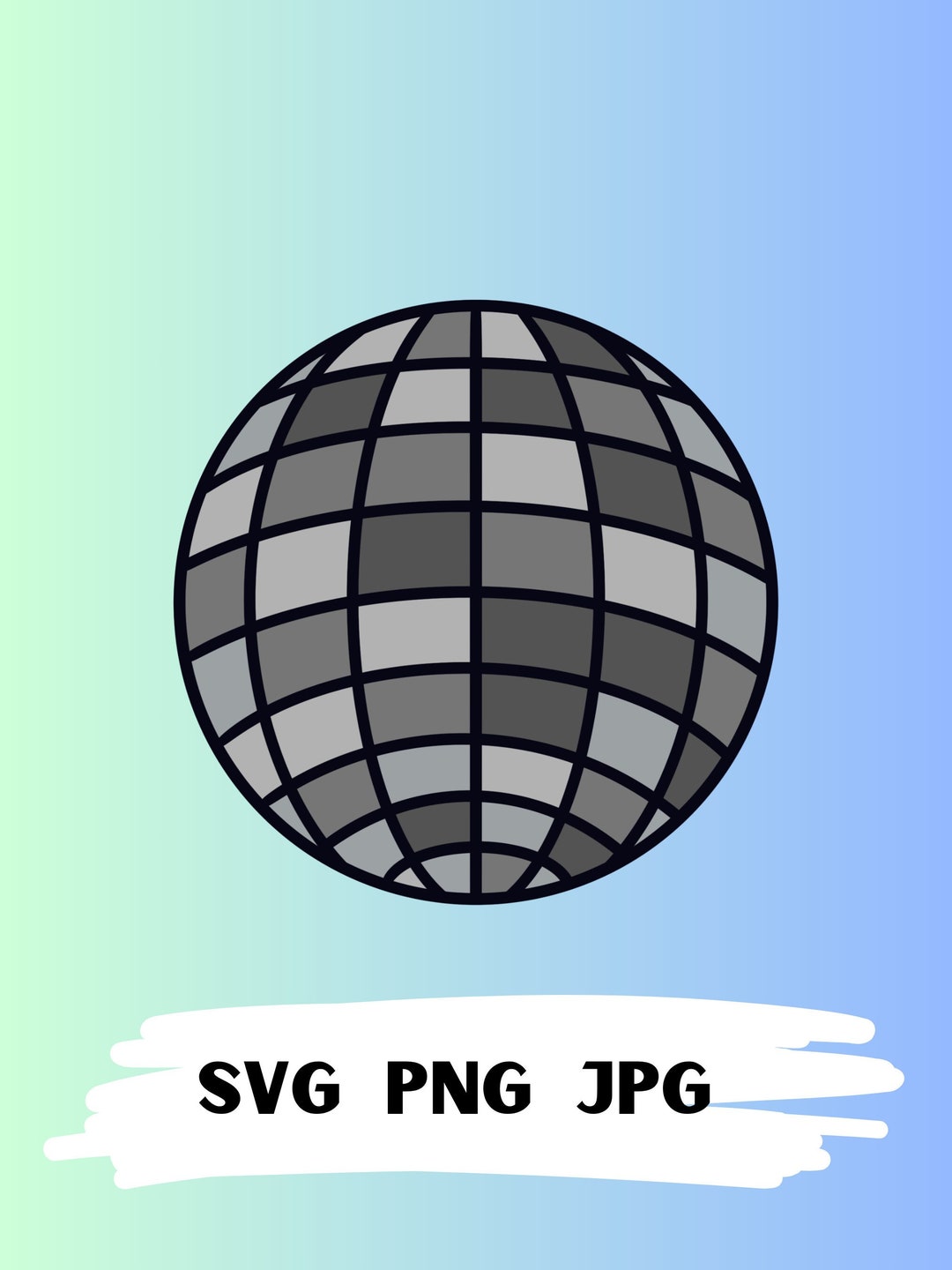 Disco Ball SVG File/ JPEG/ PNG - Etsy