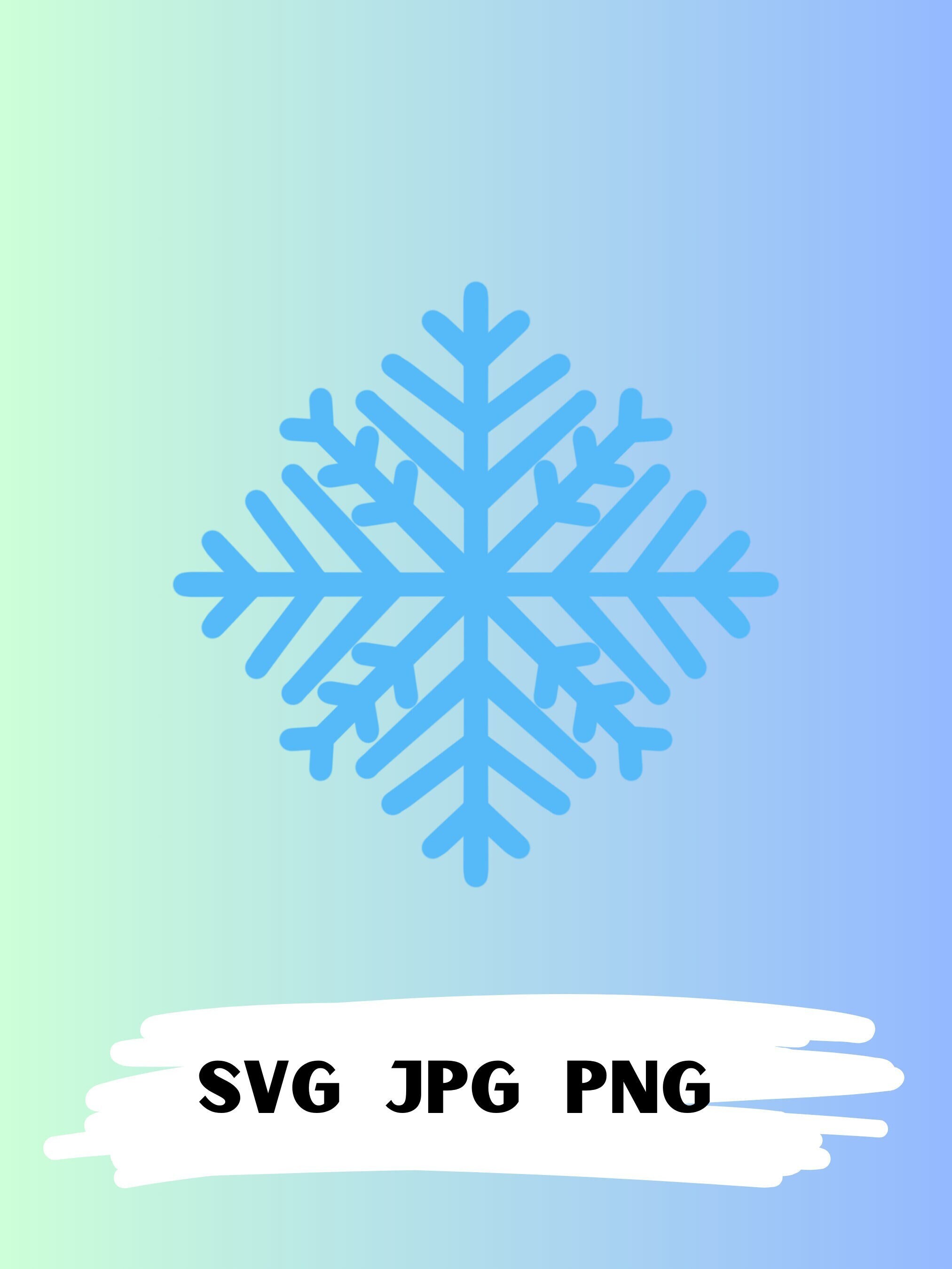 Snowflake SVG File/ JPEG/ PNG - Etsy
