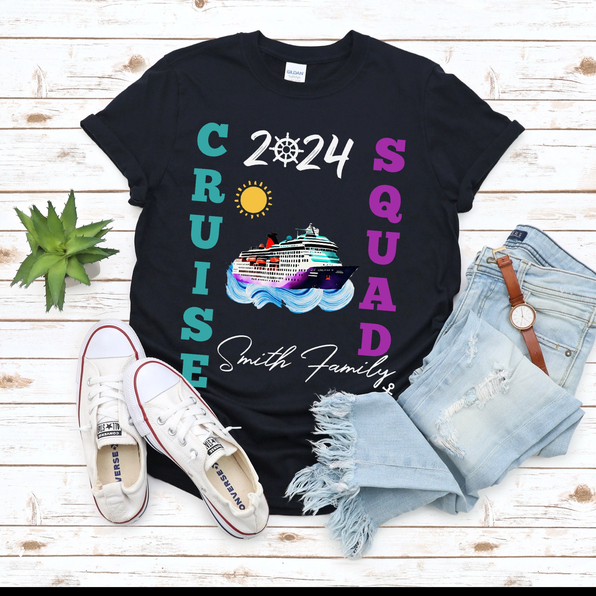 Custom Cruise Squad 2024, Cruise Squad Shirts, Vacation Crew, Matching ...