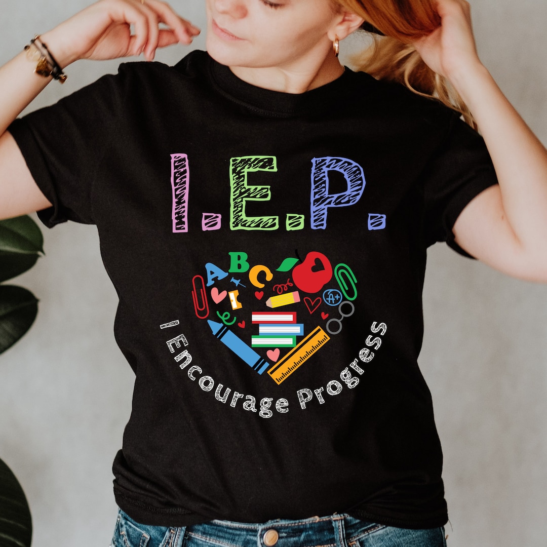 Encourage Progress Teacher Shirt, IEP Shirt, Special Education Teacher ...