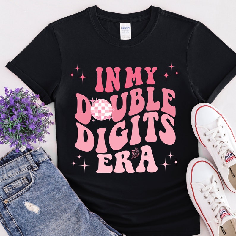 In My Double Digits Era Shirt, Double Digits Shirt, Birthday Girl Shirt ...