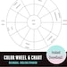 Printable Bilingual Blank Color Wheel Worksheet Instant Download - Etsy