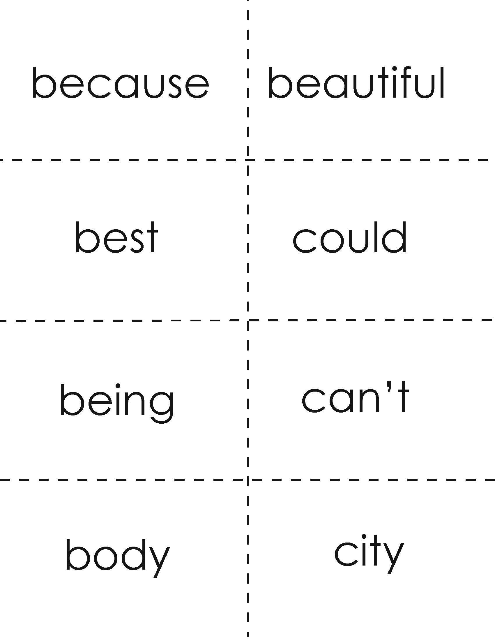 Printable Sight-word Flashcards Set of 96 Words Homeschool Resource - Etsy