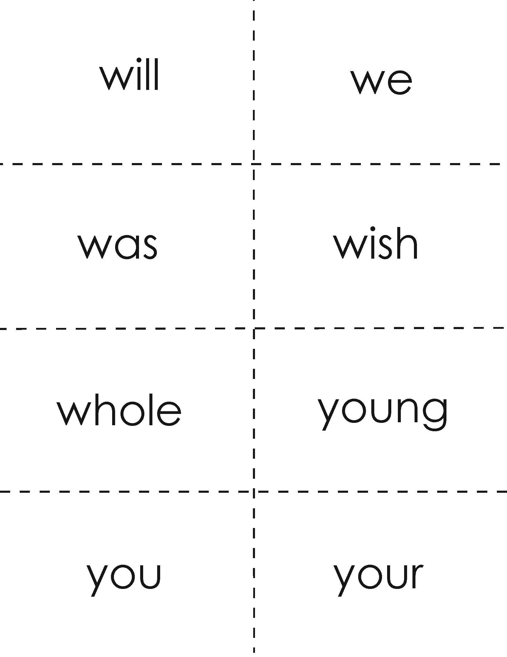 Printable Sight-word Flashcards Set of 96 Words Homeschool Resource - Etsy