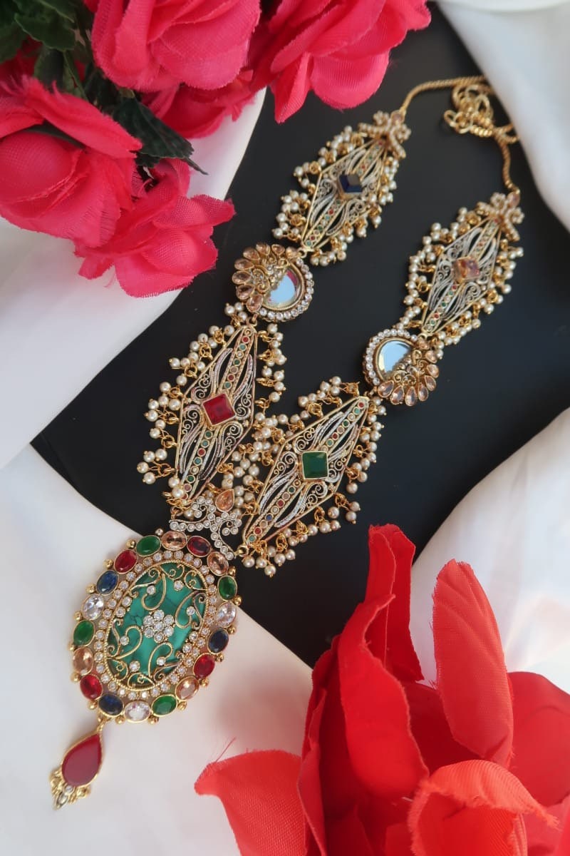 Heavy Egyptian Mala Rani Haar/ Indian Pakistani Shaadi Wedding - Etsy