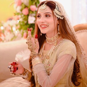Single Polki Kundan Hand Harness Hath Panja / Indian Pakistani Shaadi ...