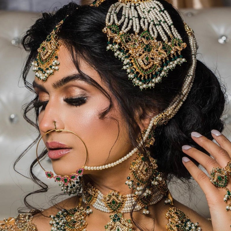 Pakistani Bridal Jewelry Set - Etsy