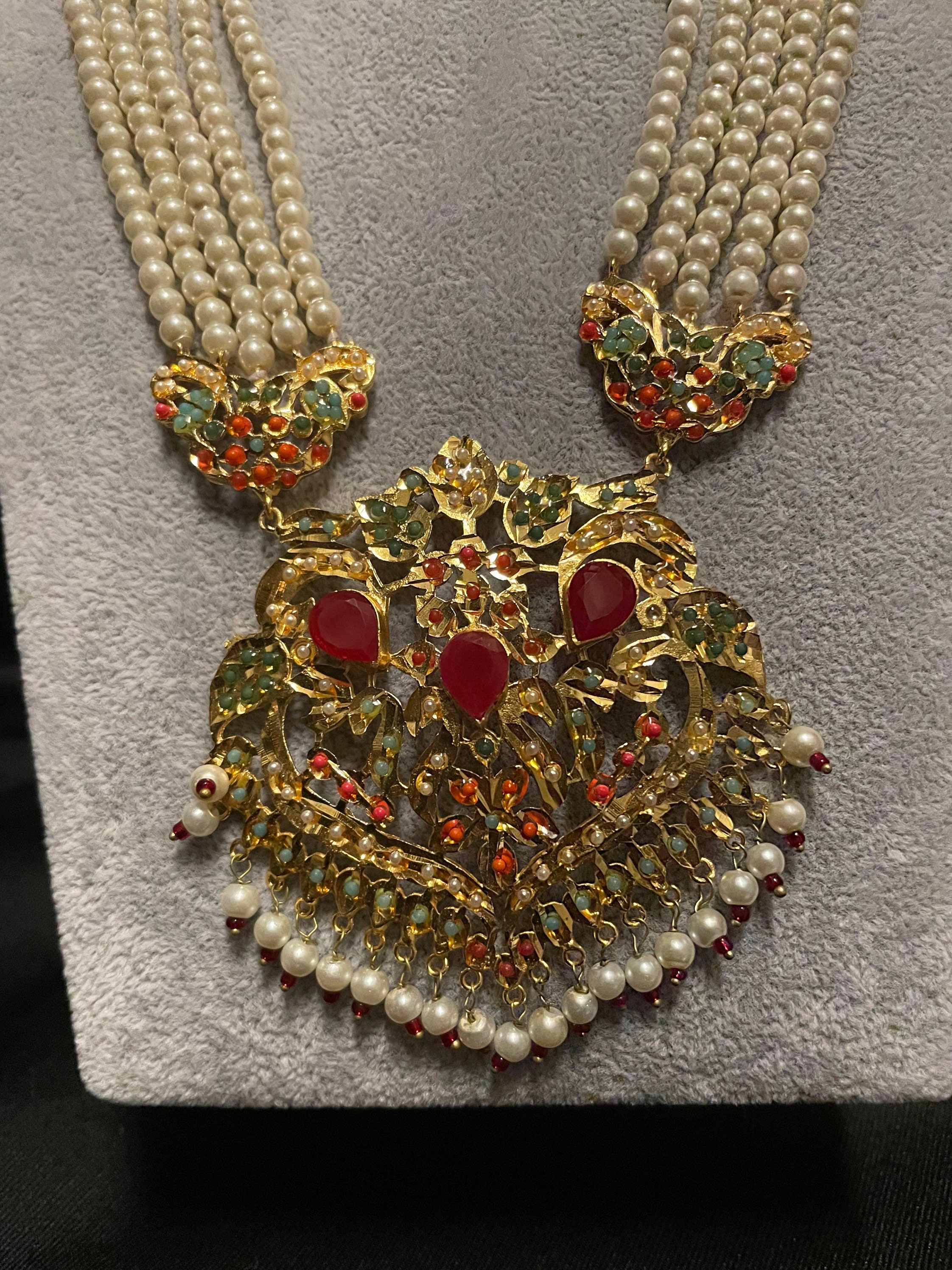 Universal Nauratan Navratan Mala Set/ Indian Pakistani Shaadi - Etsy