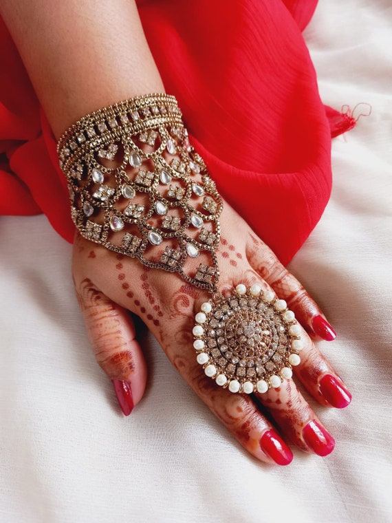 Haath Phool Haath Panja Hand Harness / Indian Pakistani | Etsy