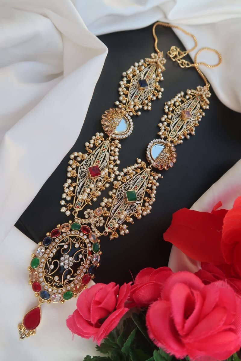 Heavy Egyptian Mala Rani Haar/ Indian Pakistani Shaadi Wedding - Etsy