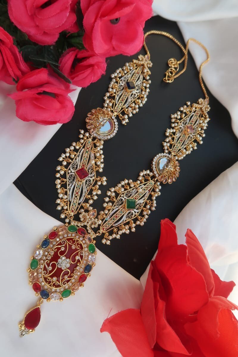Heavy Egyptian Mala Rani Haar/ Indian Pakistani Shaadi Wedding - Etsy