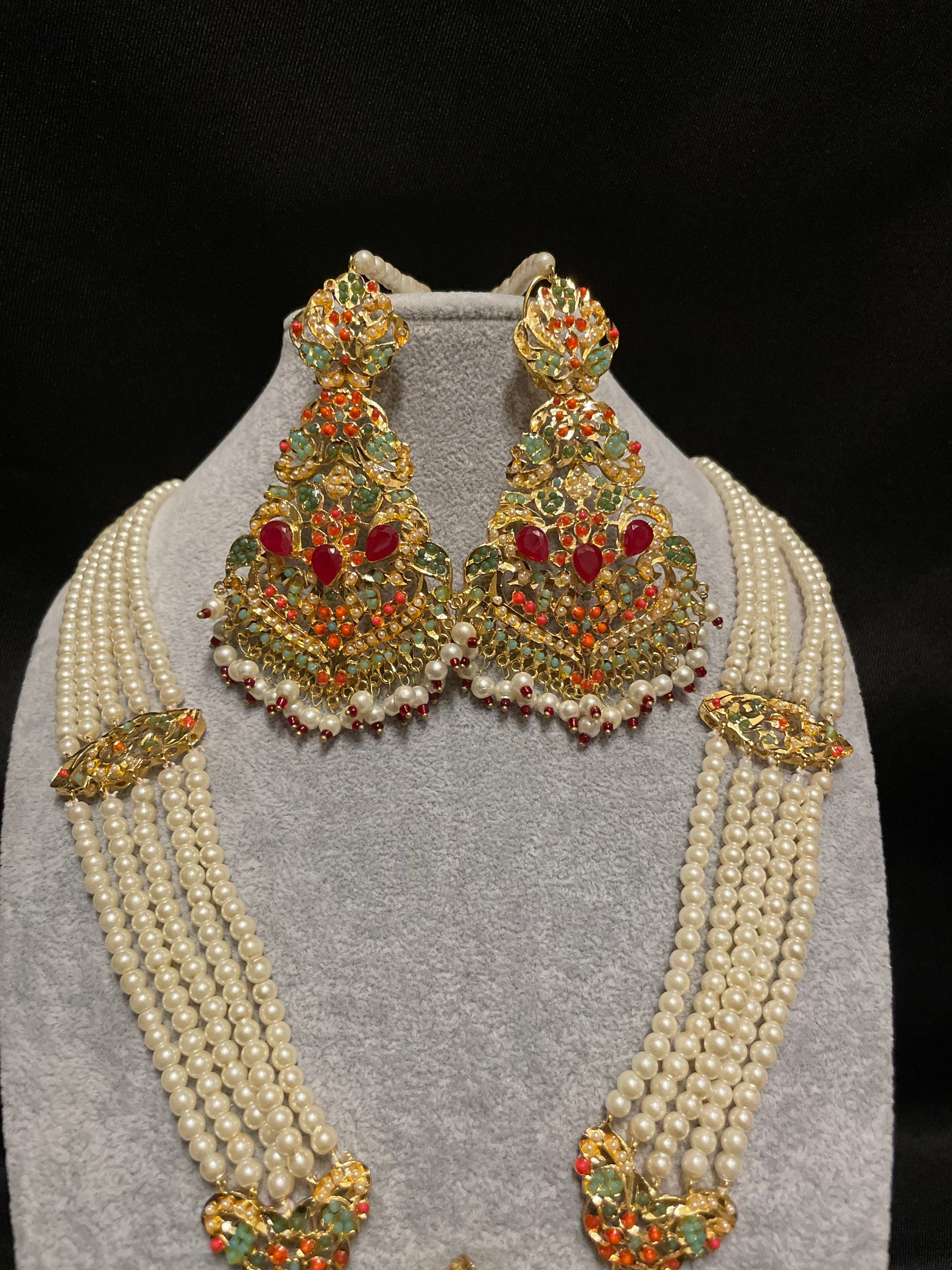 Universal Nauratan Navratan Mala Set/ Indian Pakistani Shaadi - Etsy