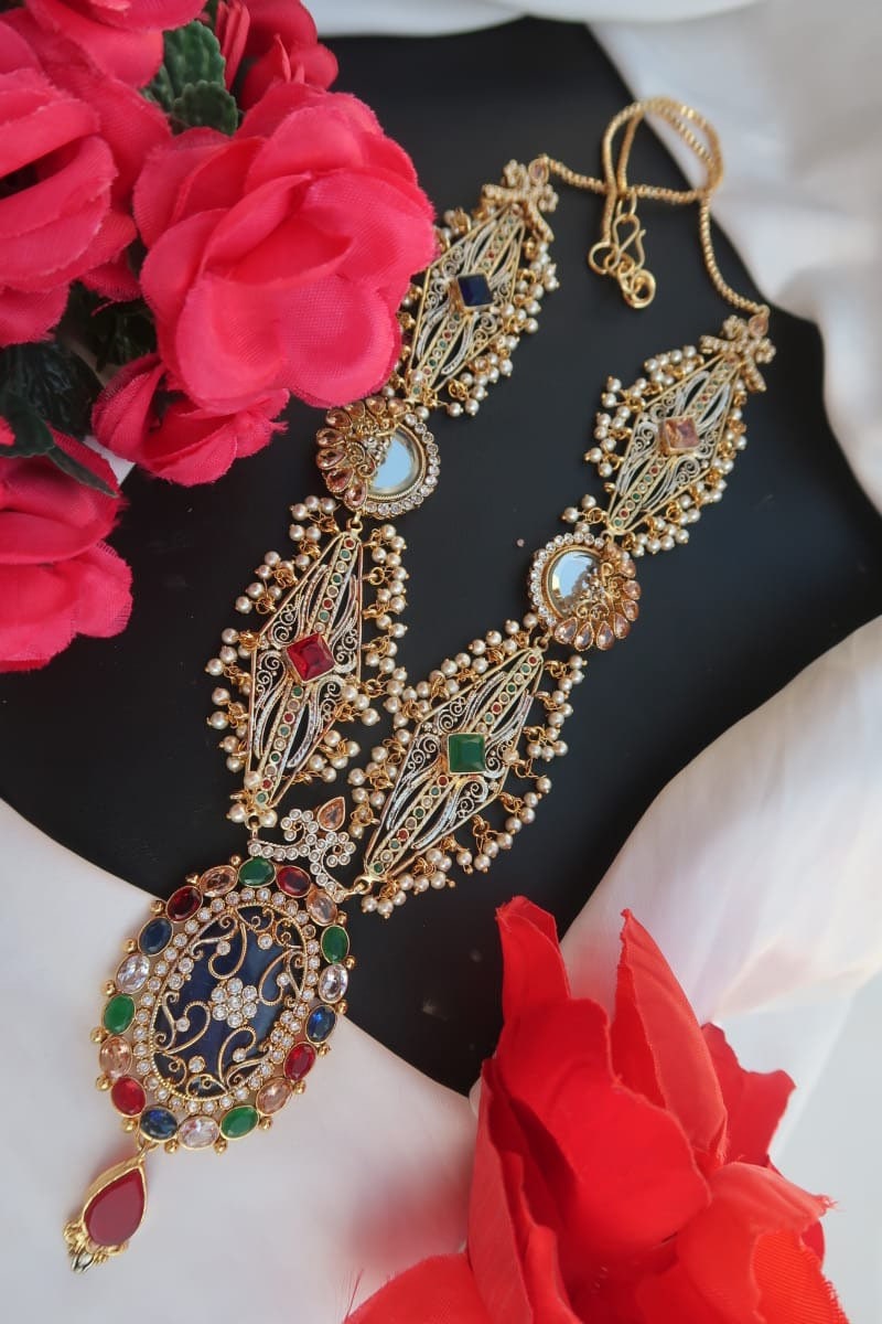 Heavy Egyptian Mala Rani Haar/ Indian Pakistani Shaadi Wedding - Etsy