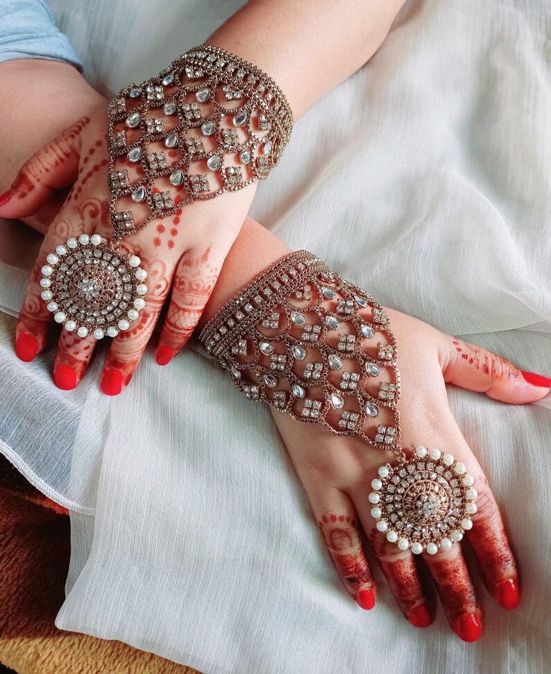 Haath Phool Haath Panja Hand Harness / Indian Pakistani | Etsy