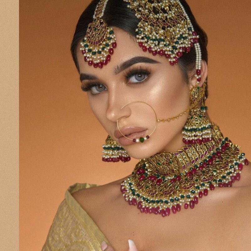 Pakistani Bridal Jewelry Set - Etsy