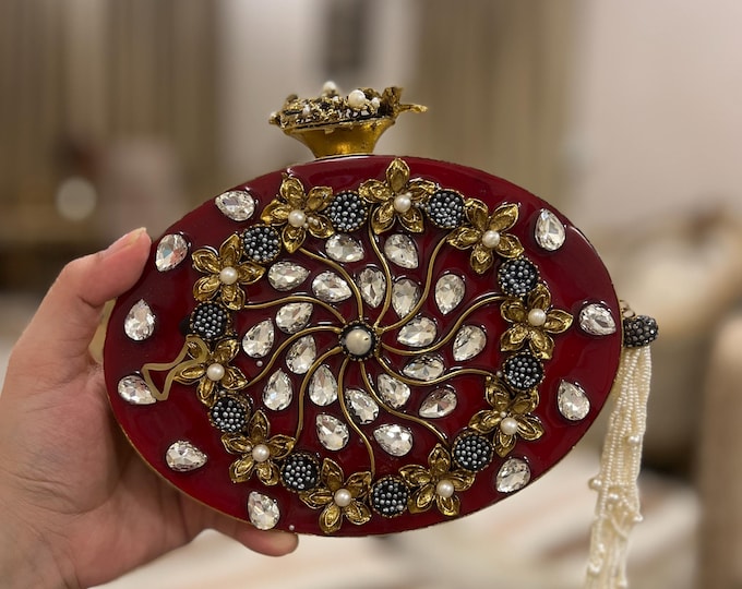 Exclusive Desigenr Style Clutch/pakiatani Style/indian Designer/ - Etsy
