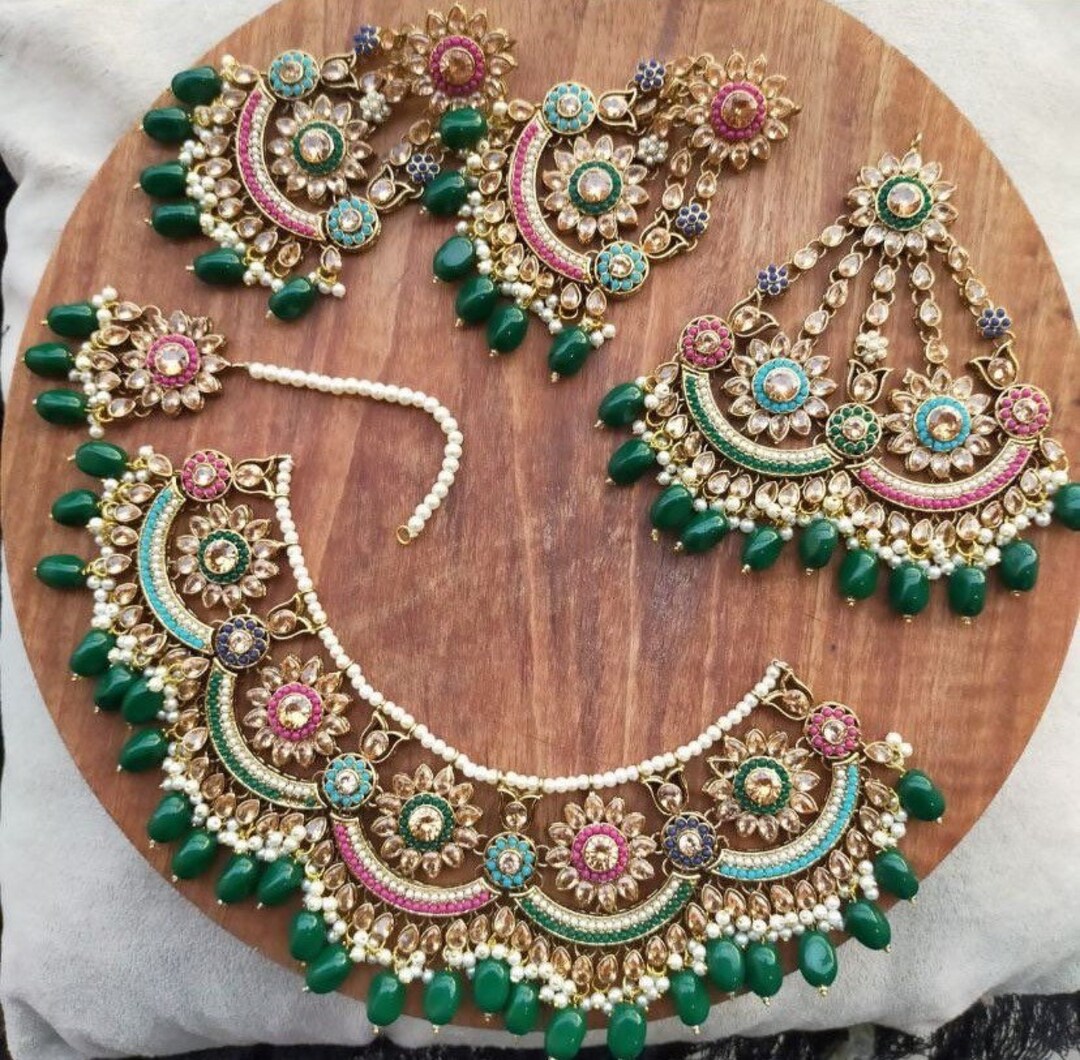 Designer Nauratan Stylish Baraat Complete Bridal Sets/ Indian Pakistani ...