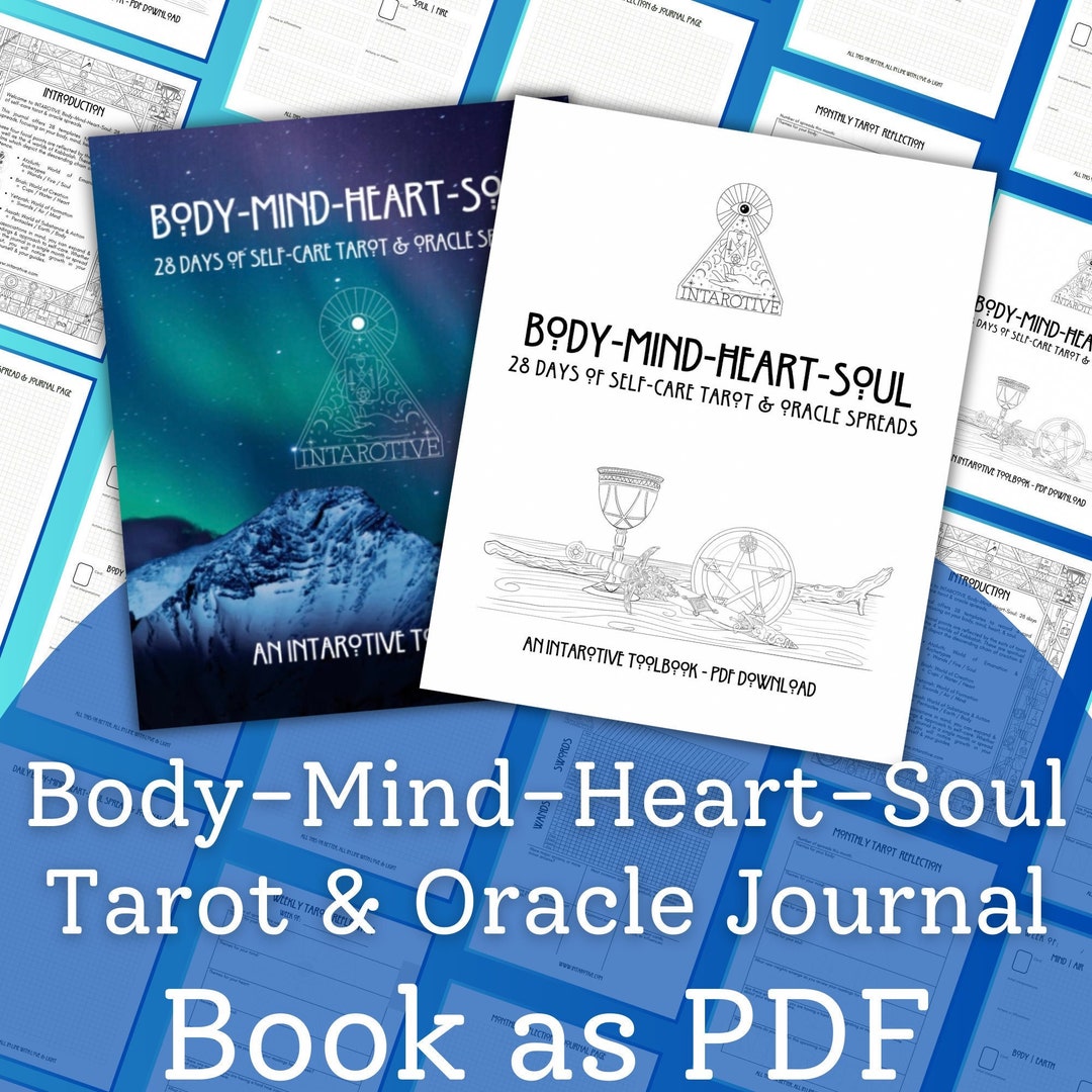 Body-mind-heart-soul Tarot & Oracle Journal | Printable PDF | Daily ...