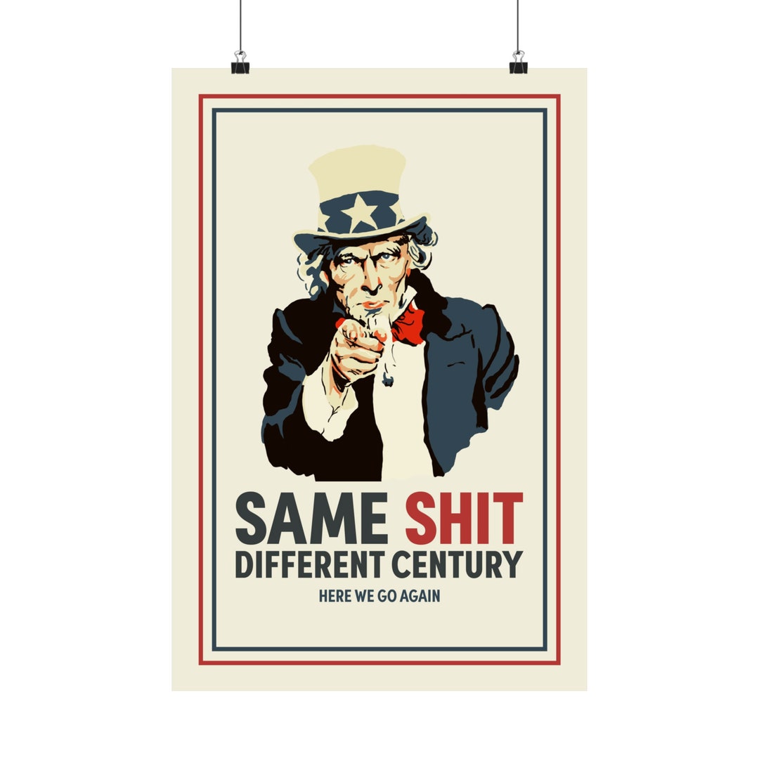 Uncle Sam Wargasm Matte Vertical Posters - Etsy