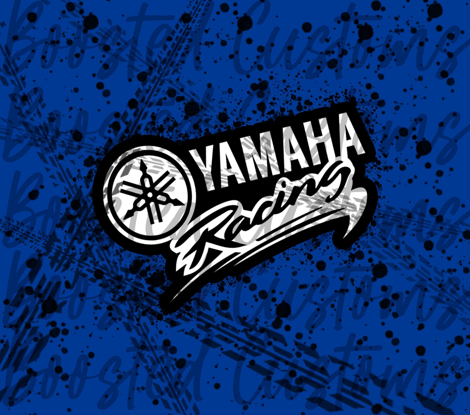 Yamaha Racing Tumbler Design, Sublimation, Dirt Bike Design, PNG, JPG ...