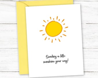 Sunshine Note Cards - Etsy
