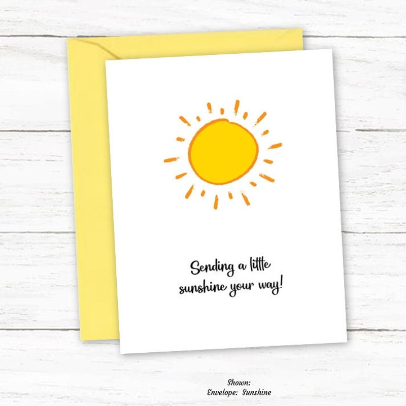 Sunshine Cards - Etsy