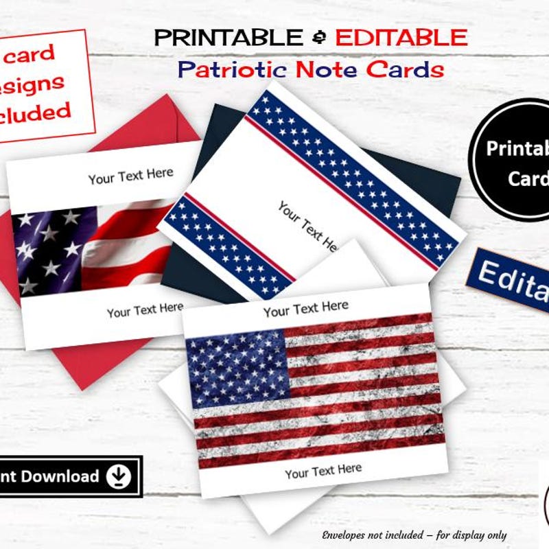Patriotic Card - Etsy