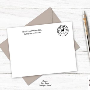 Personalized Business Note Card Set | Professional Notecards for ...