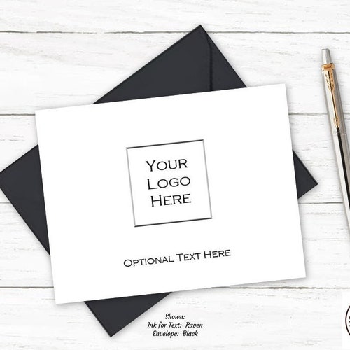 Business Note Card Set Personalized Stationery Notecards Set - Etsy