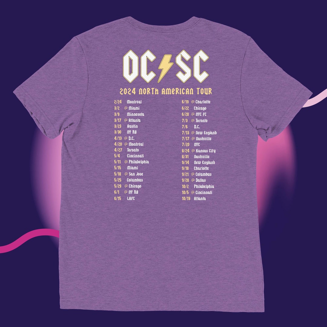 OCSC Orlando City Soccer 2024 Tour Shirt - Etsy