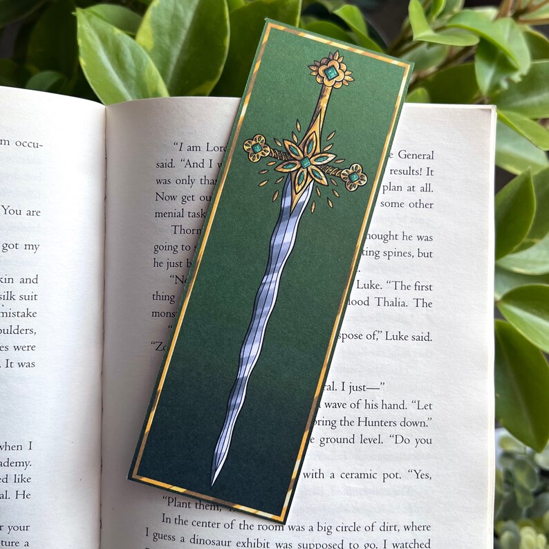 Elemental Sword Bookmarks Original Printed Art 2 X 6 Inch Anemo, Dendro ...