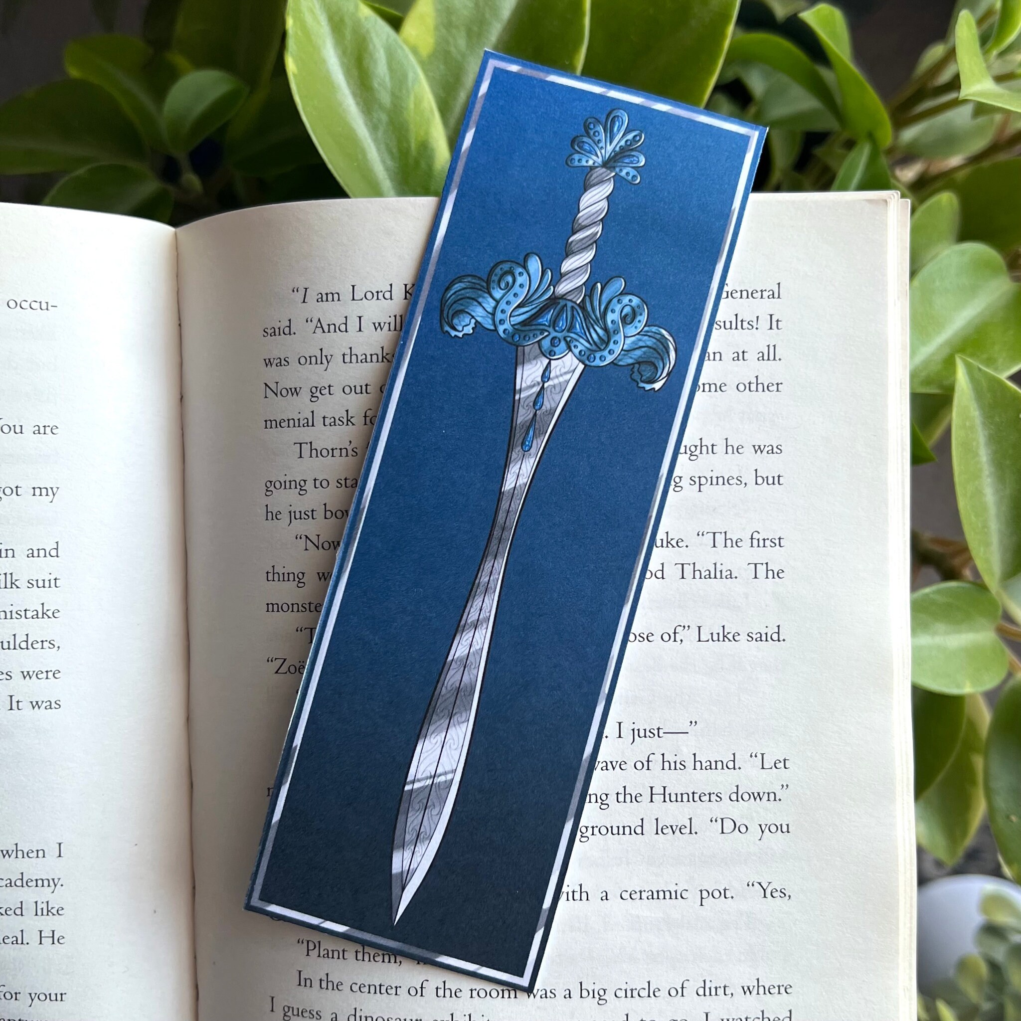 Elemental Sword Bookmarks Original Printed Art 2 X 6 Inch Anemo, Dendro ...