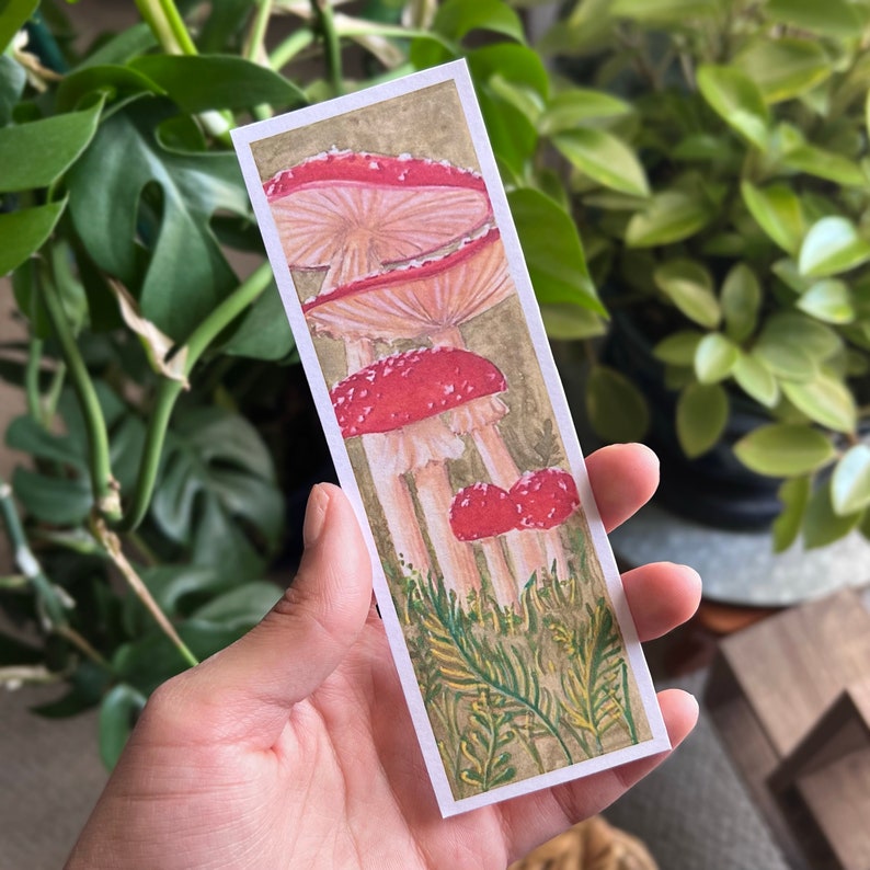 Printed Art Bookmarks Cottage Core Original Watercolor - Etsy