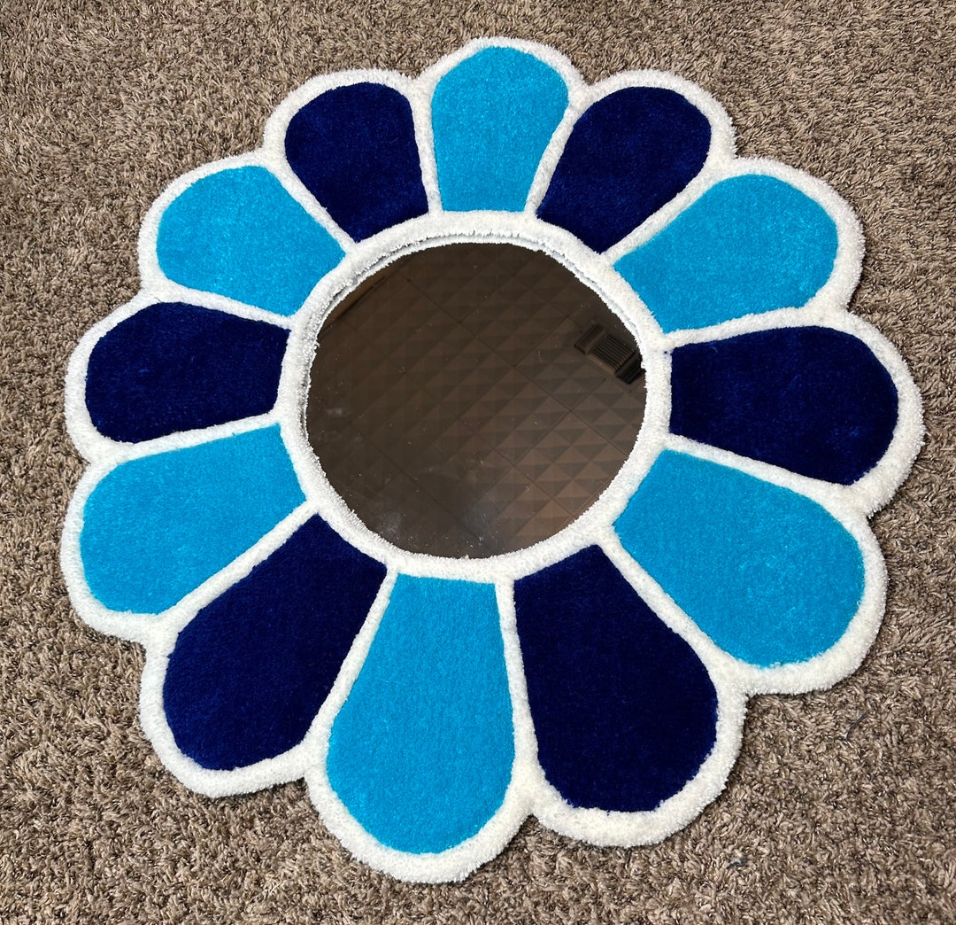 Rug Mirror Murakami Flower Wall Mirror - Etsy