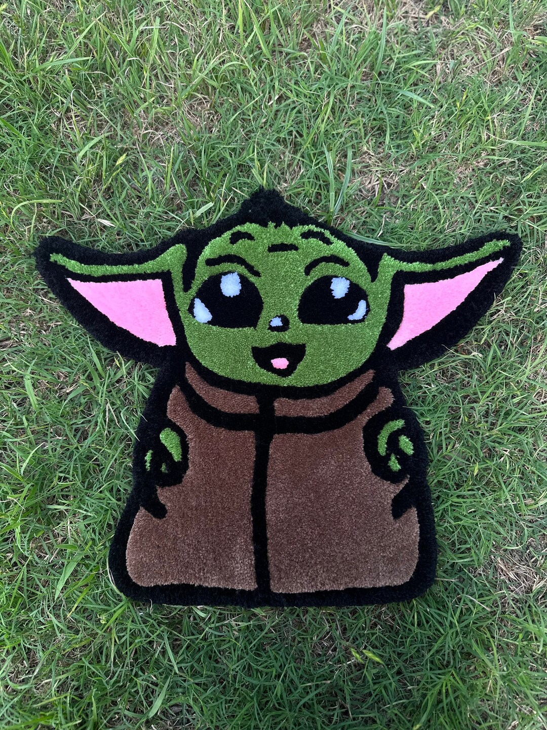 Baby Yoda Rug Custom Rug Wall Art Baby Yoda - Etsy