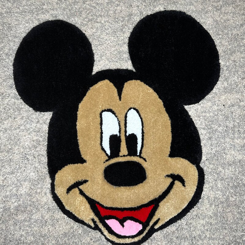 Mickey Mouse Rug - Etsy