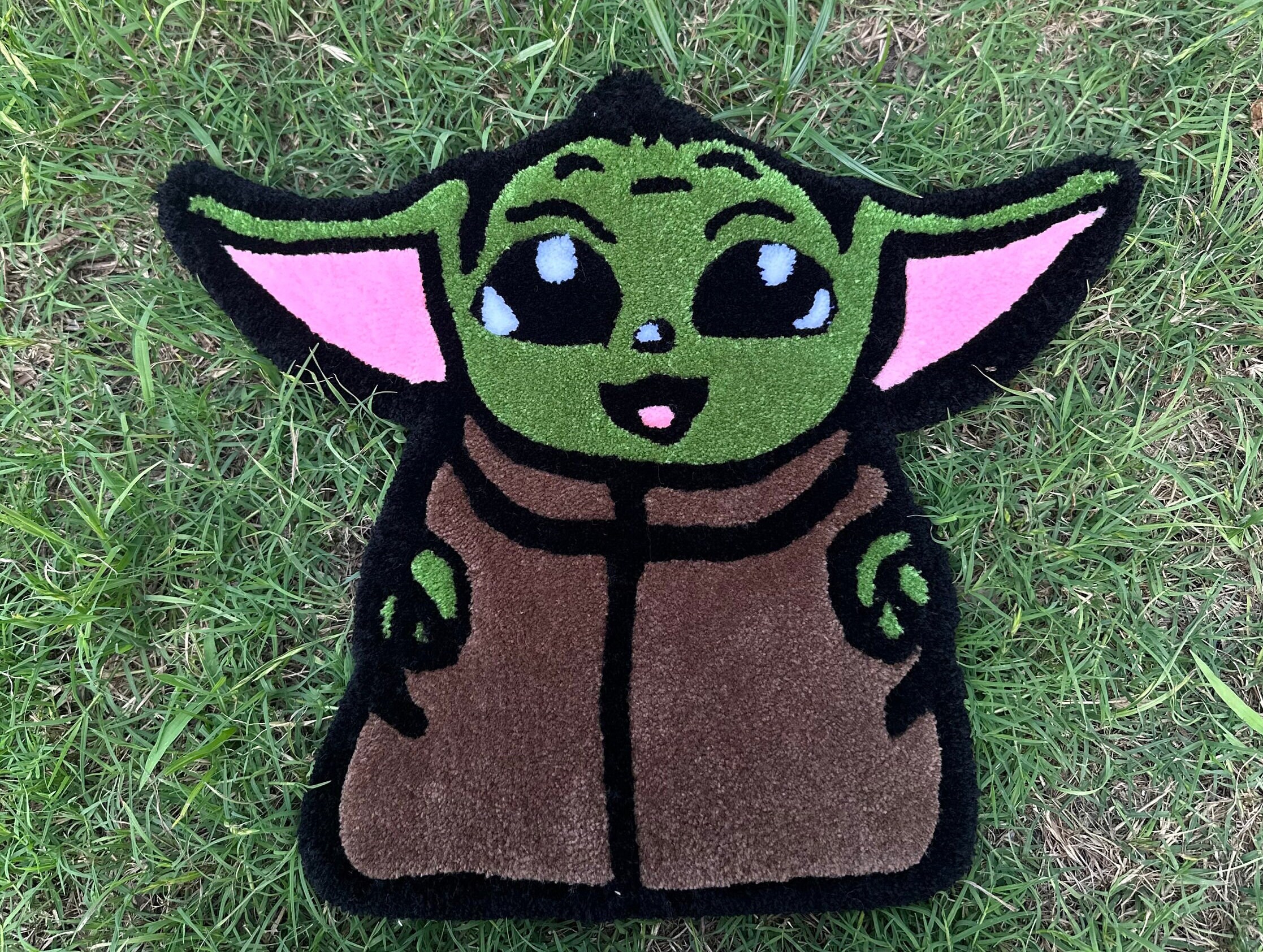 Baby Yoda Rug Custom Rug Wall Art Baby Yoda - Etsy