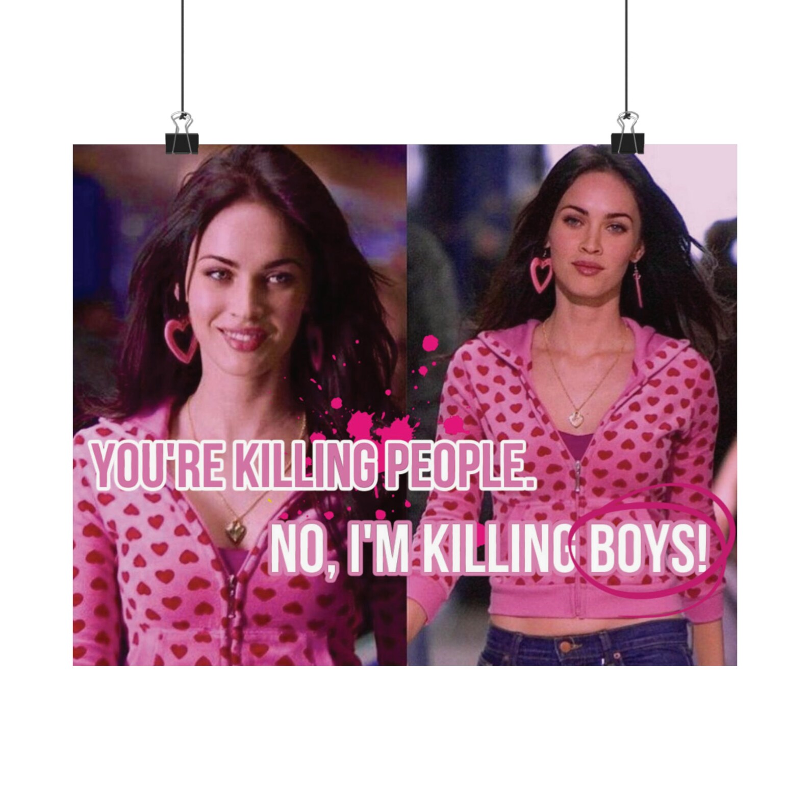 Jennifers Body Matte Horizontal Poster Jennifers Body Movie Poster ...