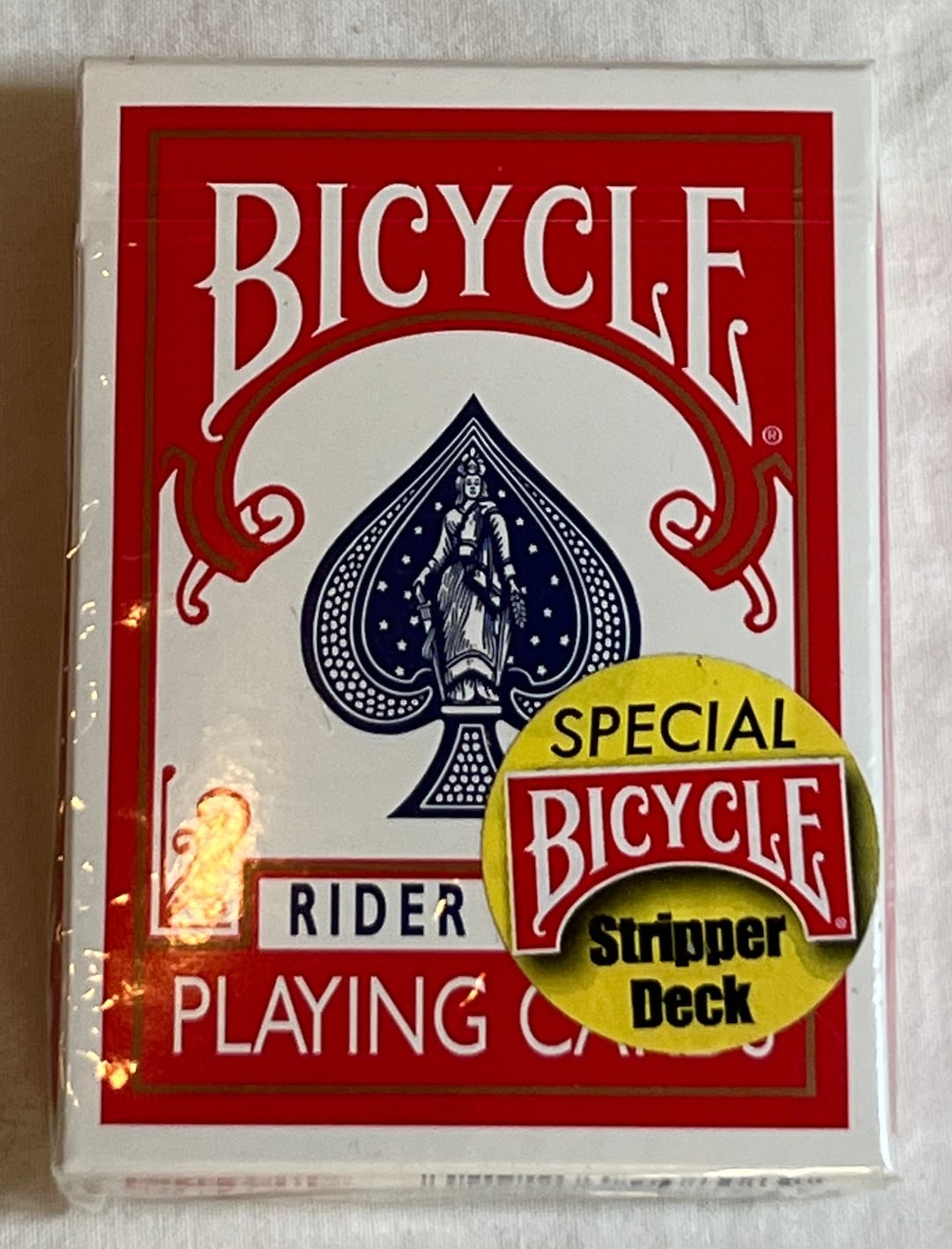 Bicylcle Red Stripper Deck Magic Trick Card Official Sealed Deck MIP ...