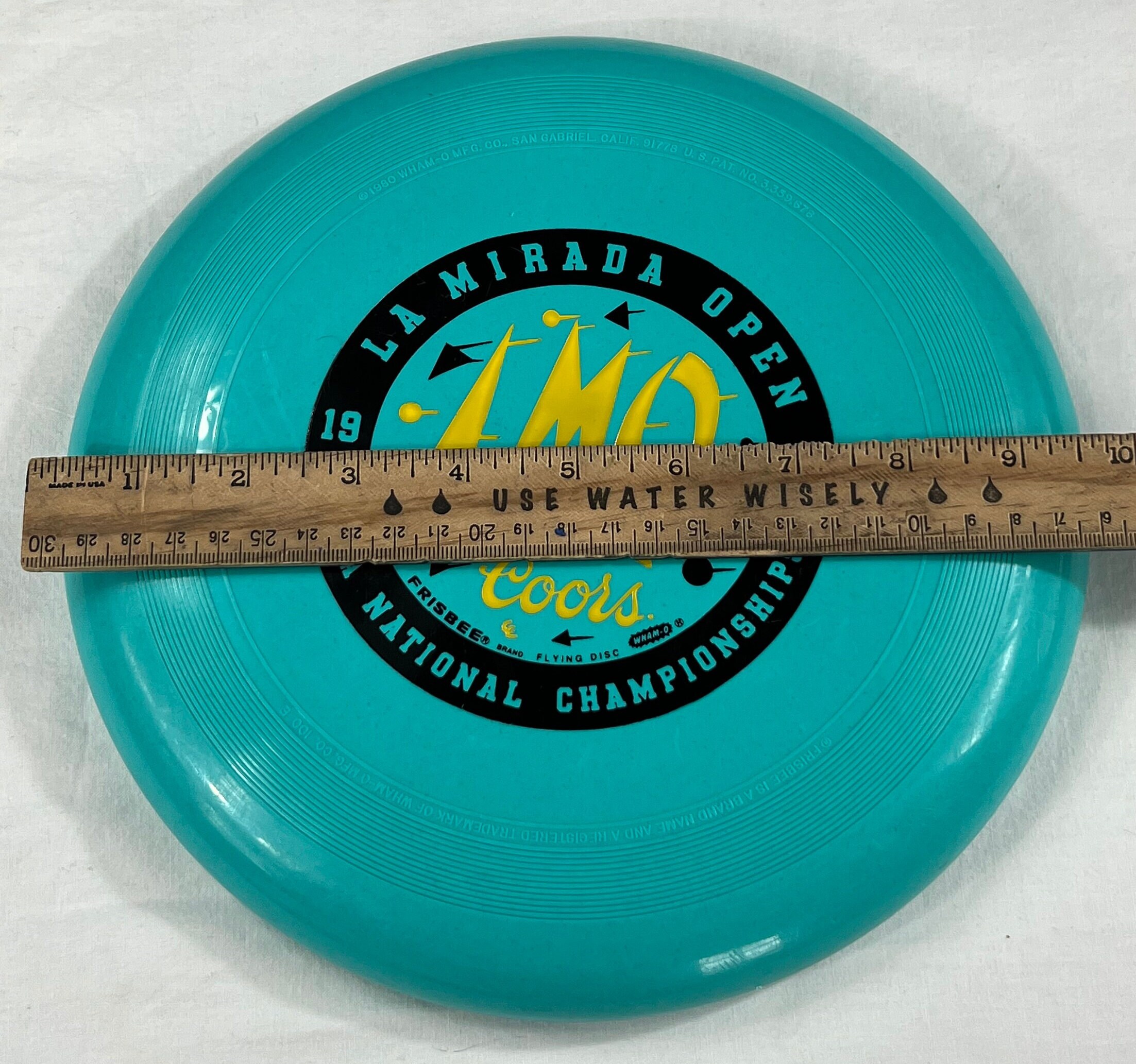 1989 La Mirada PDGA National Frisbee Disc Championships Wham-o Official ...