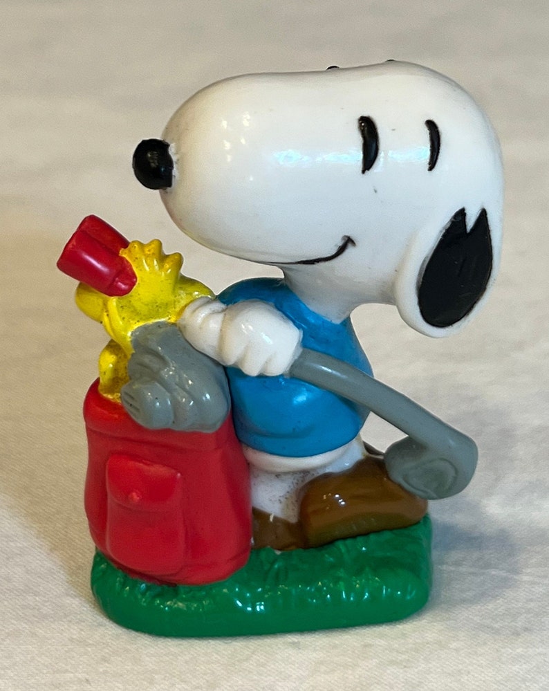 Peanuts SNOOPY & Woodstock Golfing 1996 PVC Figure Whitman - Etsy